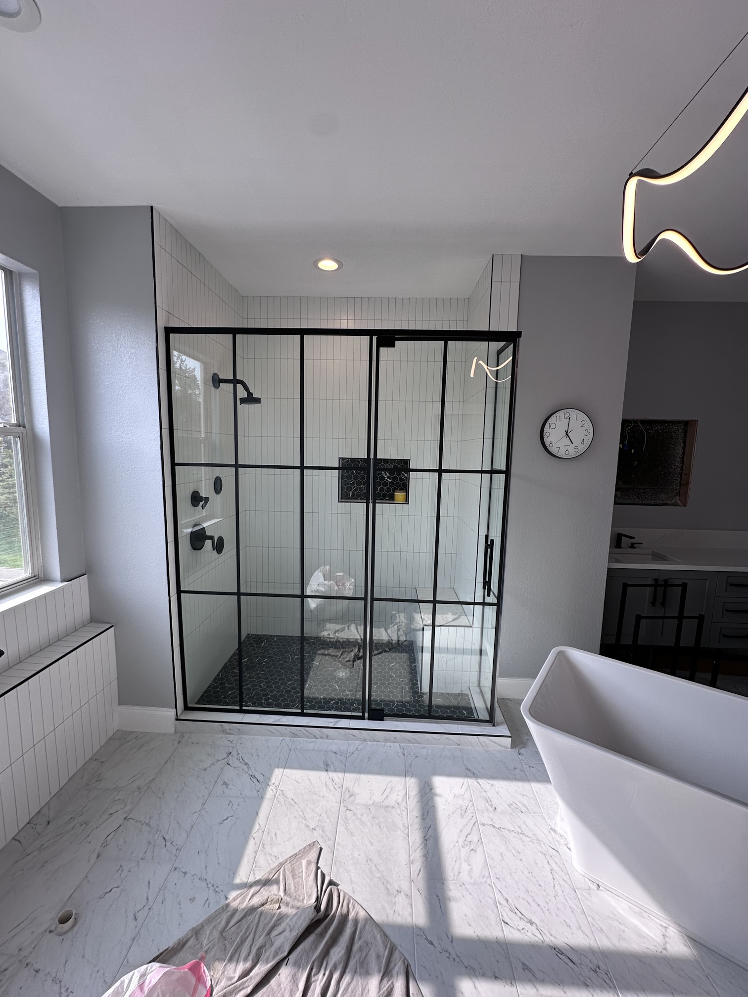 "Gridscape" Style Without the Cleaning Hassle - Shower Doors of Austin